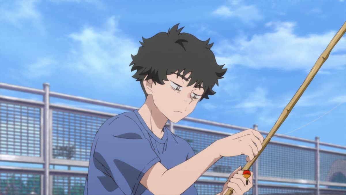 Negative Positive Angler Fishing at the pool - Watch on Crunchyroll