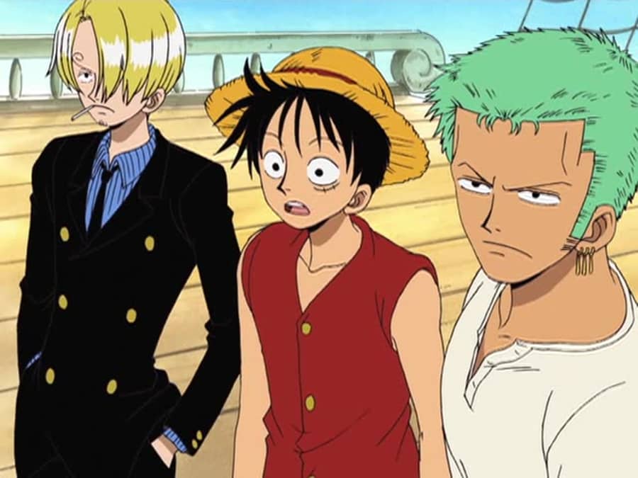 One Piece: East Blue (1-61) (English Dub) Luffy, Completely Surrounded ...