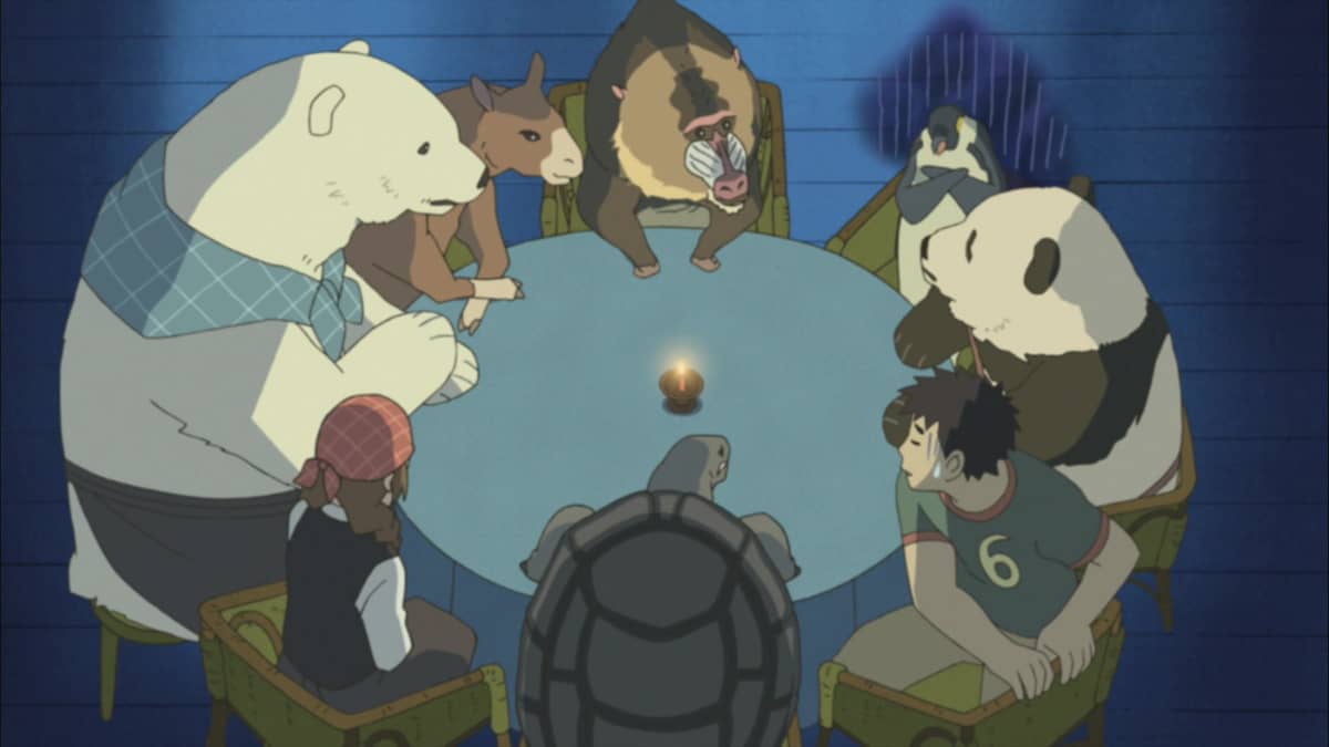Shirokuma Cafe Las historias de fantasmas del café / Panda-kun huye de ...