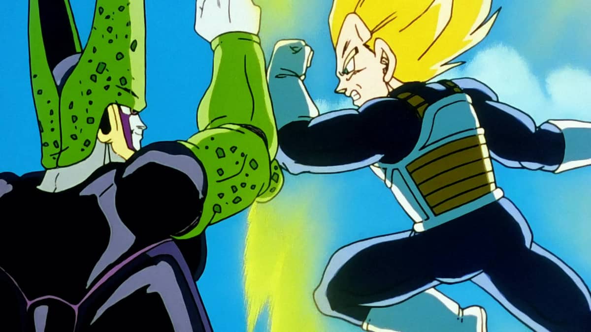 Super Vegeta Vs Cell