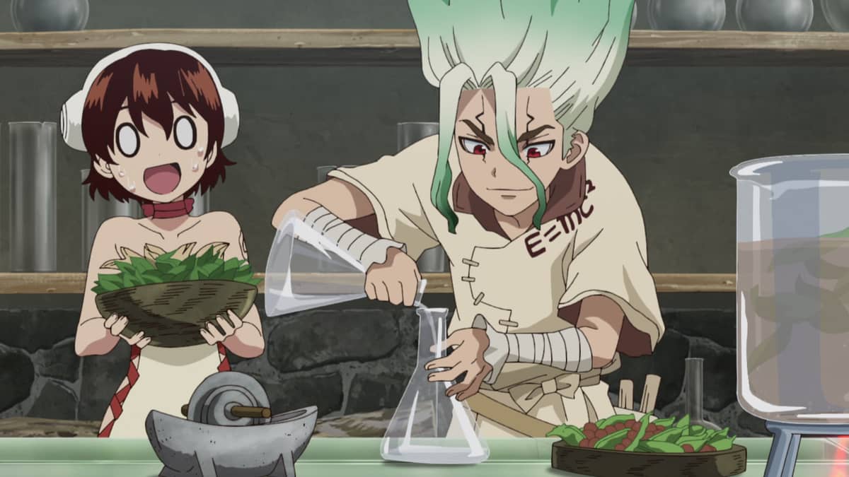 Dr. STONE NEW WORLD Science Vessel Perseus - Watch on Crunchyroll