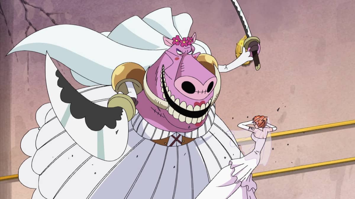 One Piece ¡Vas a morir, Absalom! ¡El ataque de rayos de la amistad de ...